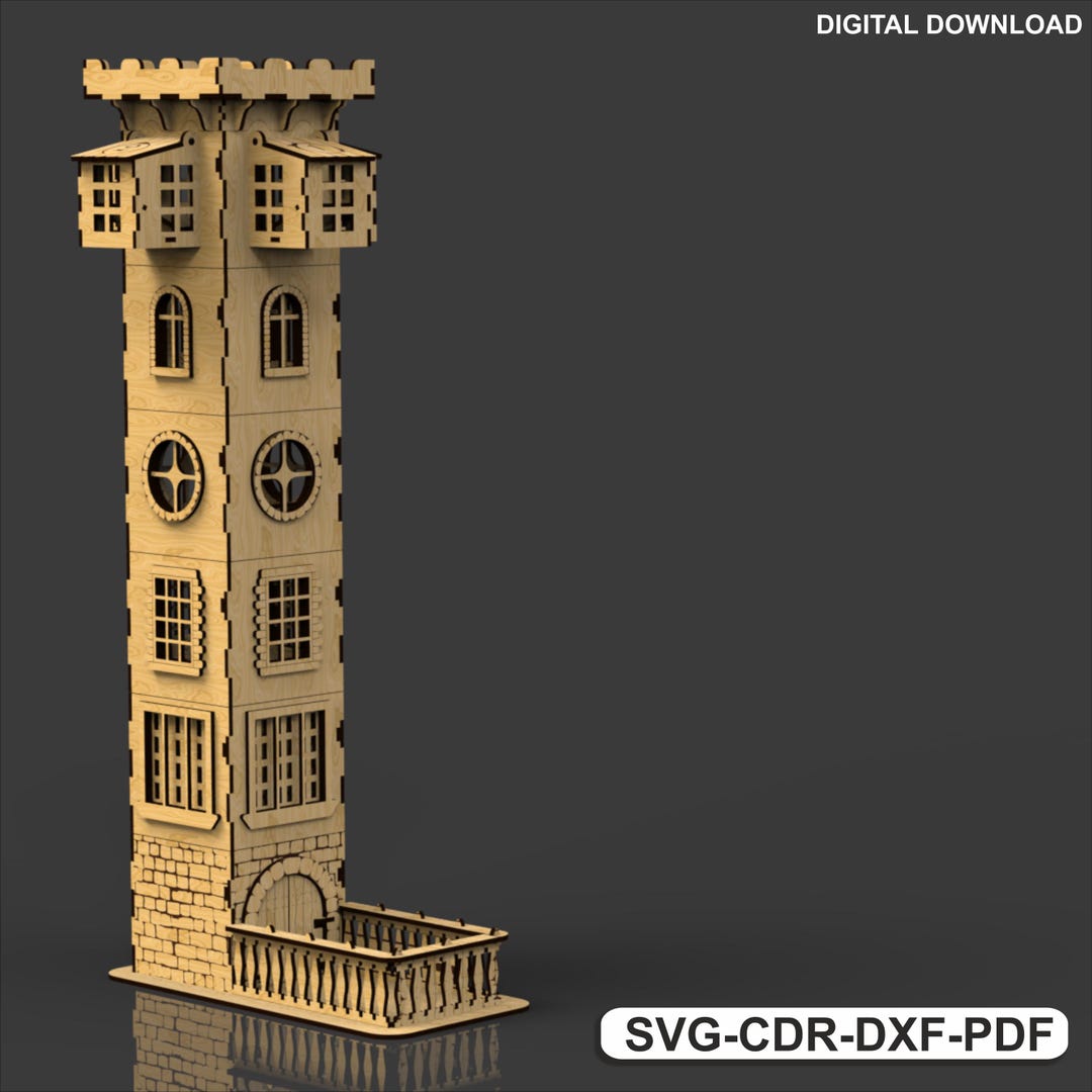 Modular Dice Tower – 3mm Laser Cut File, Digital Download - Etsy