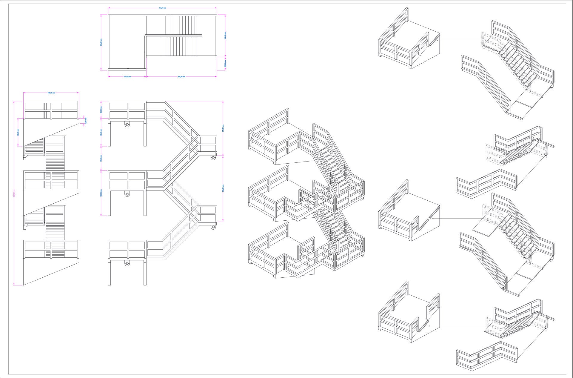 Wall Decoration Fire Escape - 3D Print - STL File - Digital File - Etsy