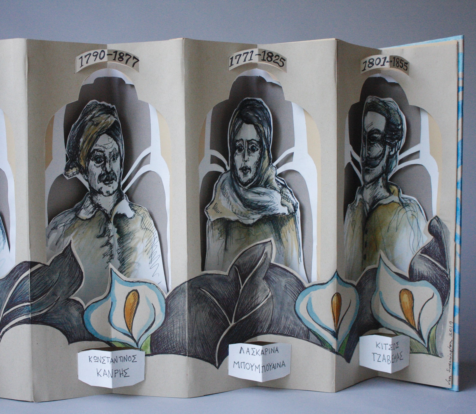 Carousel Pop-up Book revolutionaries One of a - Etsy