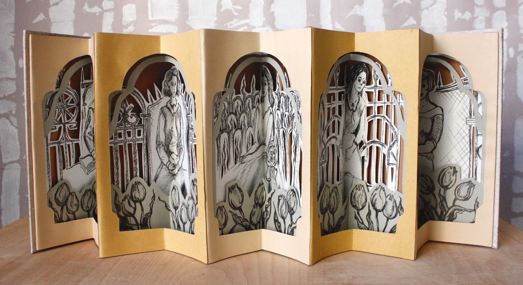 Carousel Pop-up Book remember Me One of a Kind Original Artwork ...