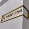 Restroom Sign, Bathroom Sign, Bathroom Wall Decor, Business Sign, Door ...