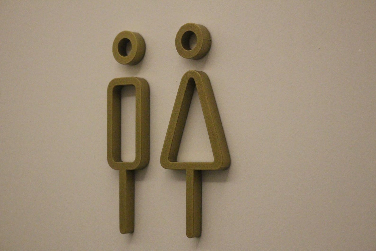 Metal WC Sign, Bathroom Sign, Restroom Sign, Bathroom Door Sign, Toilet ...