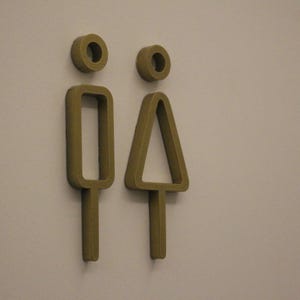 Metal WC Sign, Bathroom Sign, Restroom Sign, Bathroom Door Sign, Toilet ...