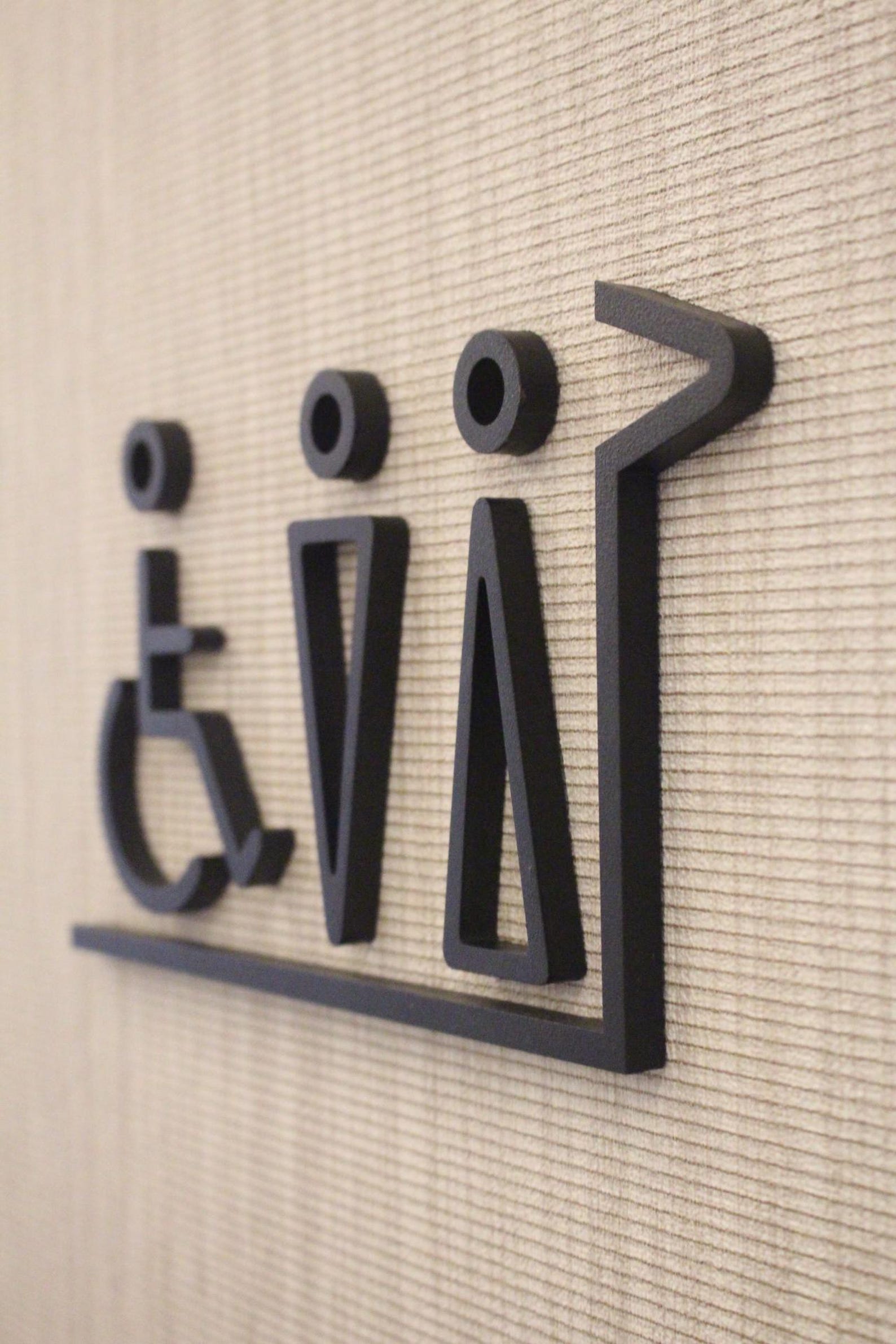 Restroom Sign, Wc Sign With Arrows,hanging Wc Sign,bathroom Sign ...