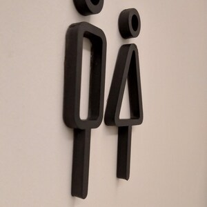 Bathroom Metal Sign, Modern Restroom Sign, Men Women Sign, Business Wc ...