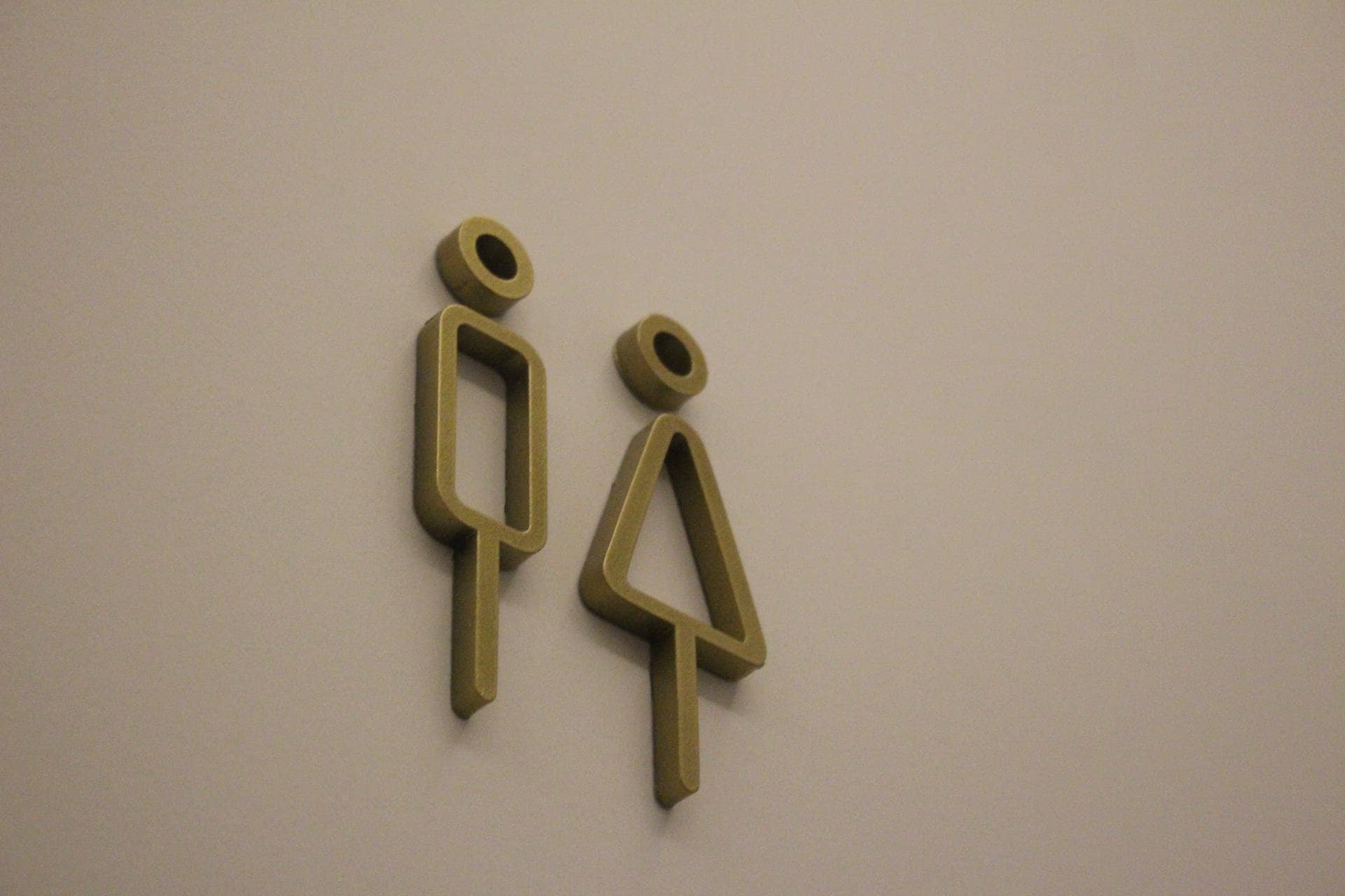 Metal WC Sign, Bathroom Sign, Restroom Sign, Bathroom Door Sign, Toilet ...