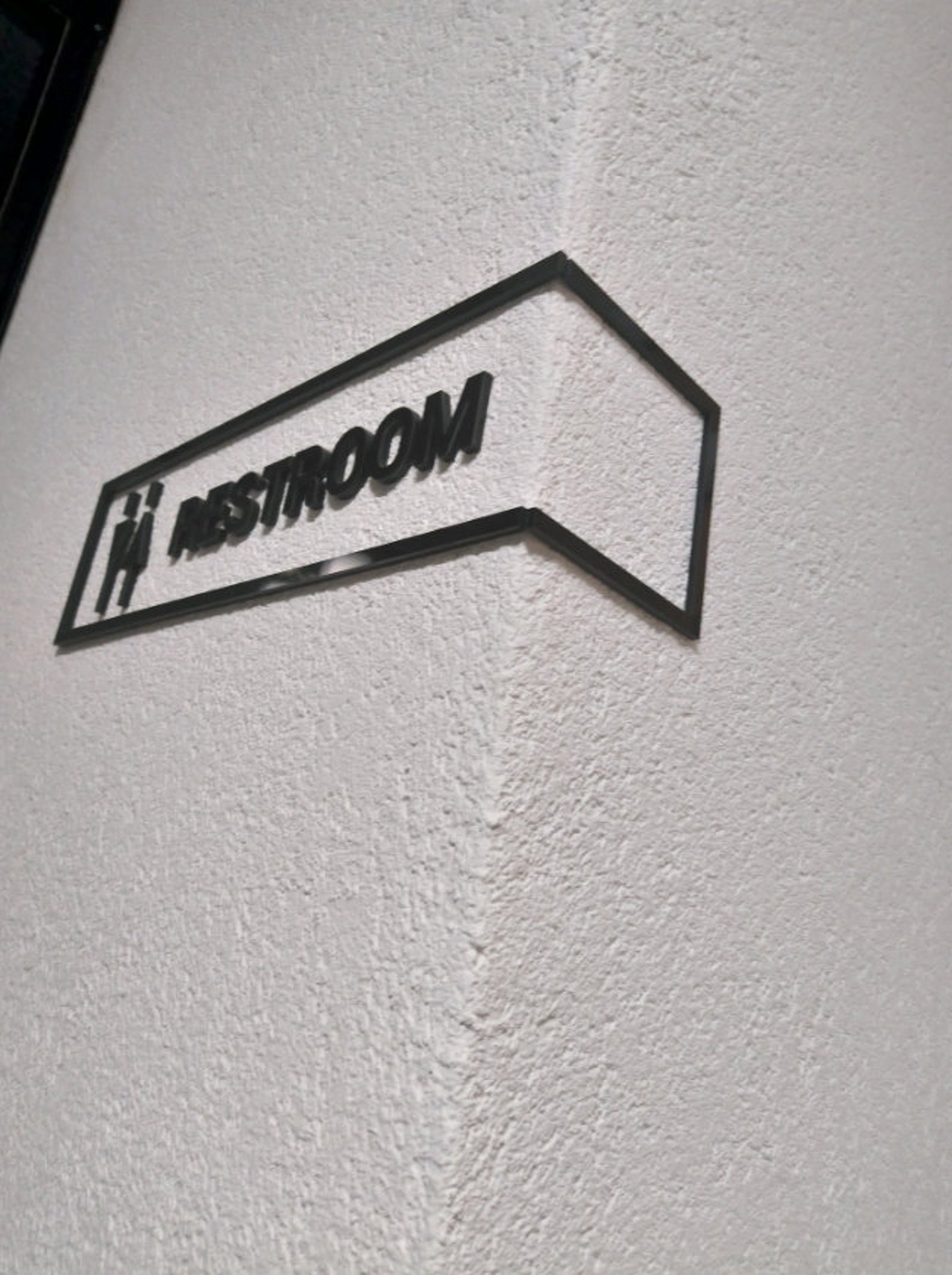 Modern Restroom Sign, Restroom Sign, Acrylic Wc Sign, Gender Door Sign ...
