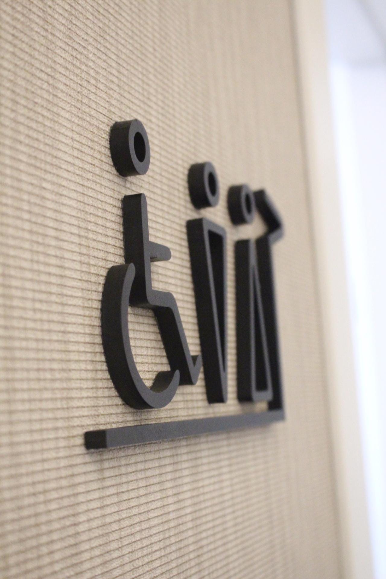 Restroom Sign, Wc Sign With Arrows,hanging Wc Sign,bathroom Sign ...