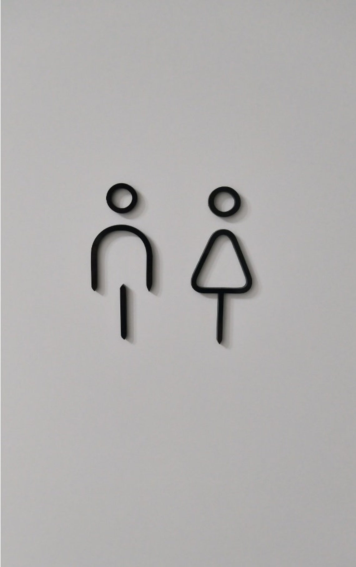 Restroom Sign, Bathroom Sign, Bathroom Wall Decor, Business Sign, Door ...