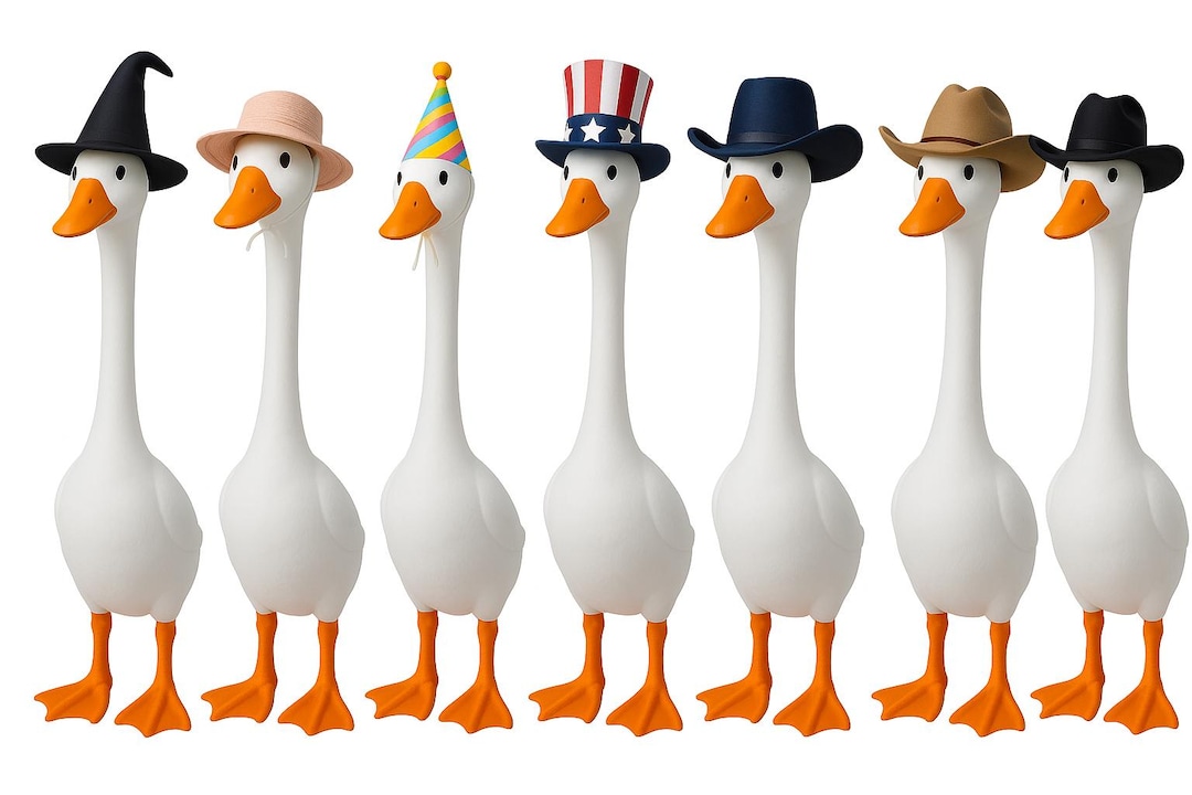 Goose Hats for Porch Goose Decor | Holiday, Easter, Christmas ...