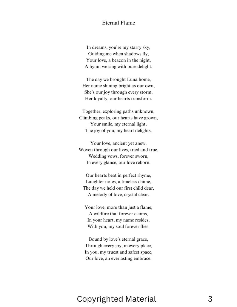 Love of A Husband Like No Other, Love Poem Ebook, Inspirational Poems ...