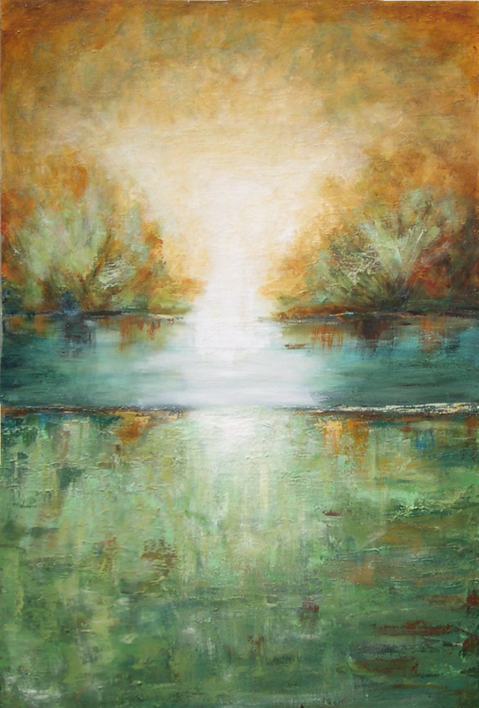 Large Landscape Abstract Textured Painting Modern Contemporary Art ...