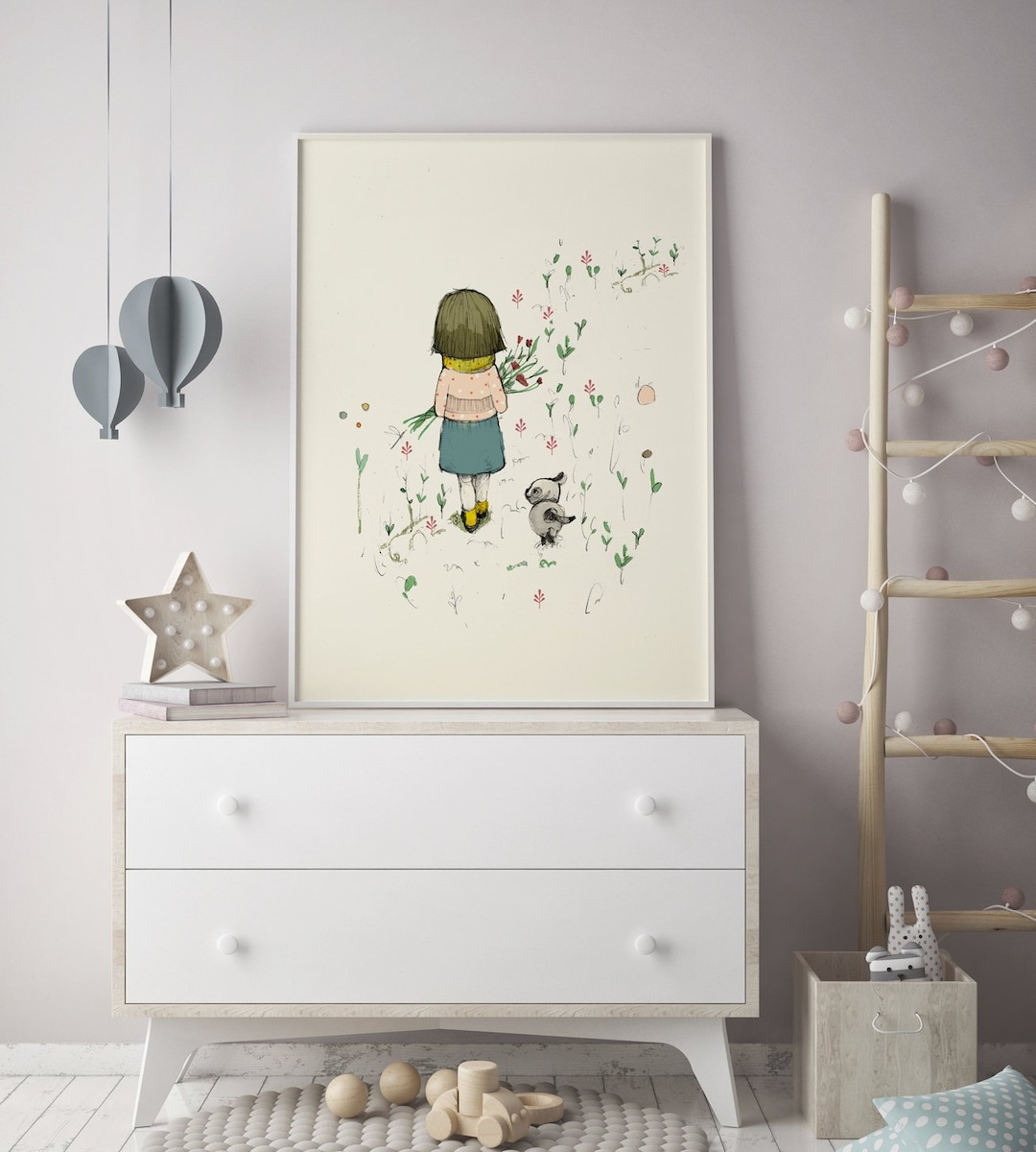 Girls Room Decor, Art for Girls Room, Girls Room Art, Nursery Wall Art ...