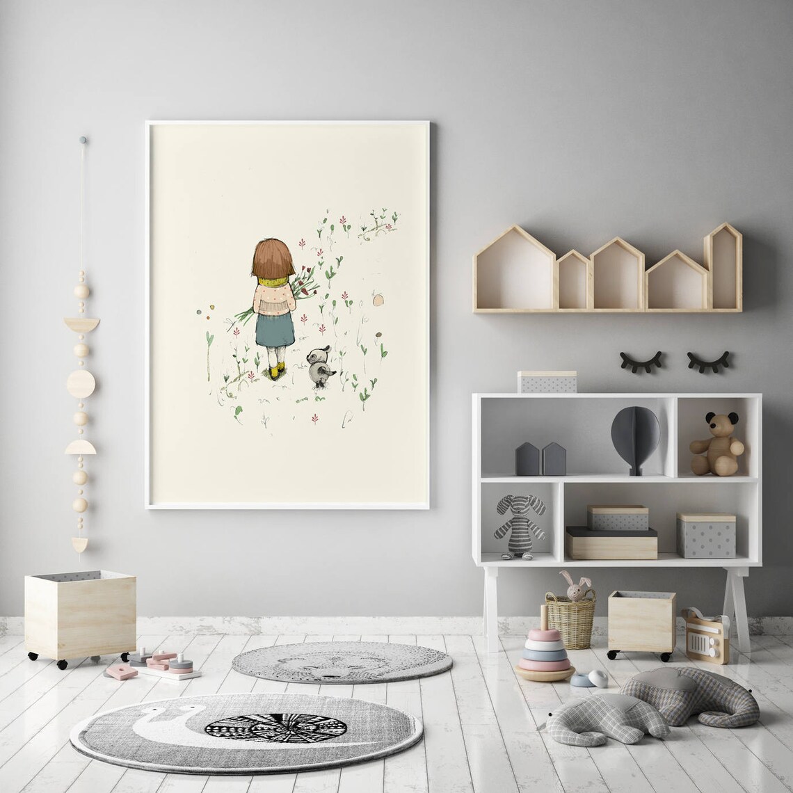 Girls room decor Art for girls room girls room art nursery | Etsy