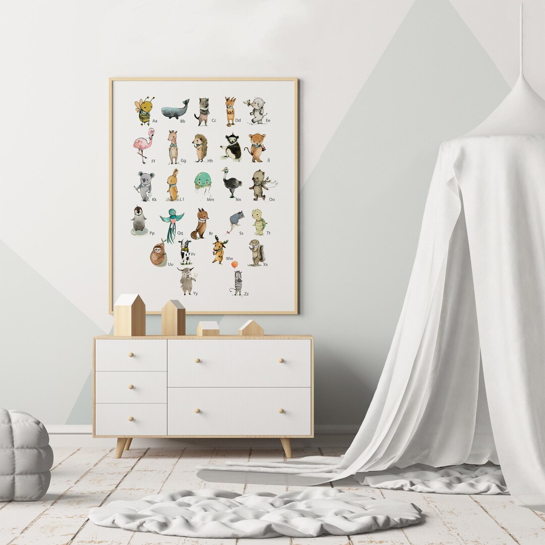 French Alphabet Wall Art, Classroom Posters, Abc French Print, Abc ...