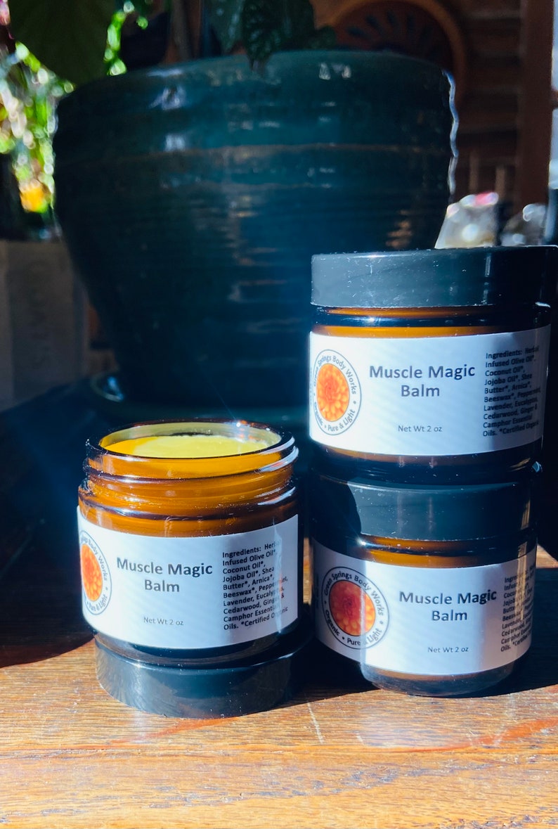 Muscle Magic Organic Balm - Etsy
