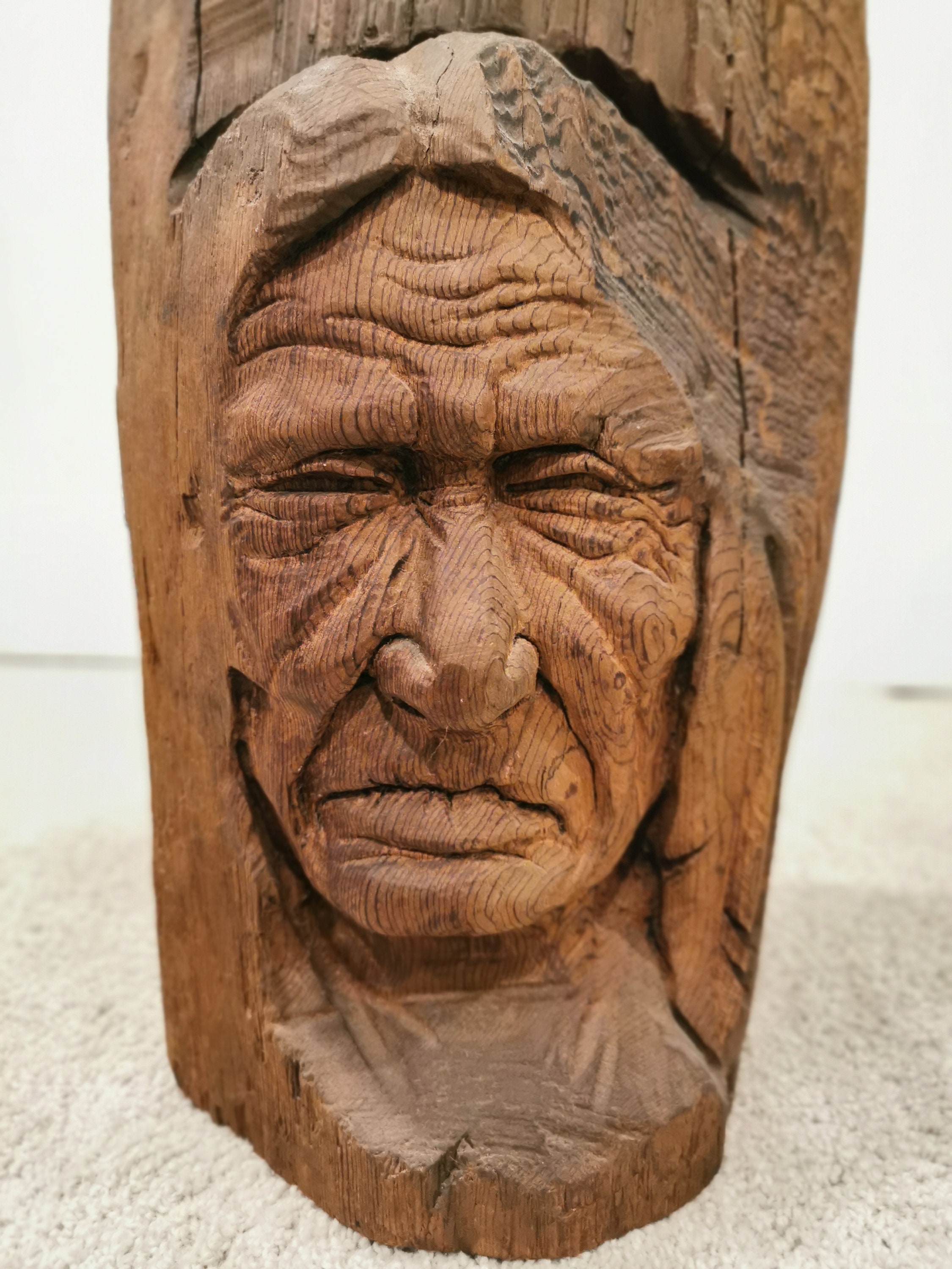 Beautiful Native American Wood Carving Folk Art Hand Carved - Etsy