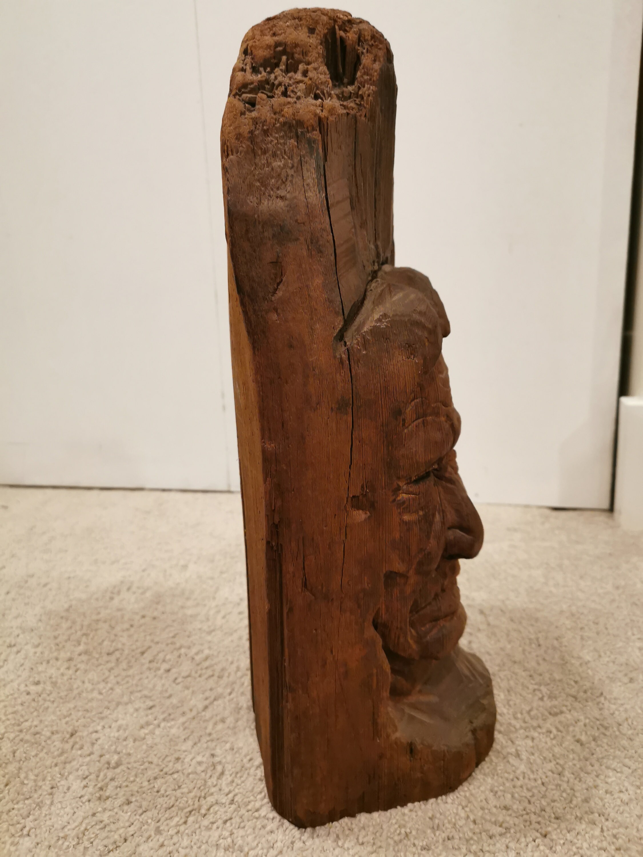 Beautiful Native American Wood Carving Folk Art Hand Carved - Etsy