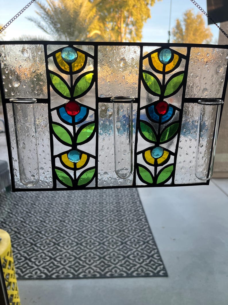 Mid Century Inspired Plant Propagation Window Hanging - Etsy