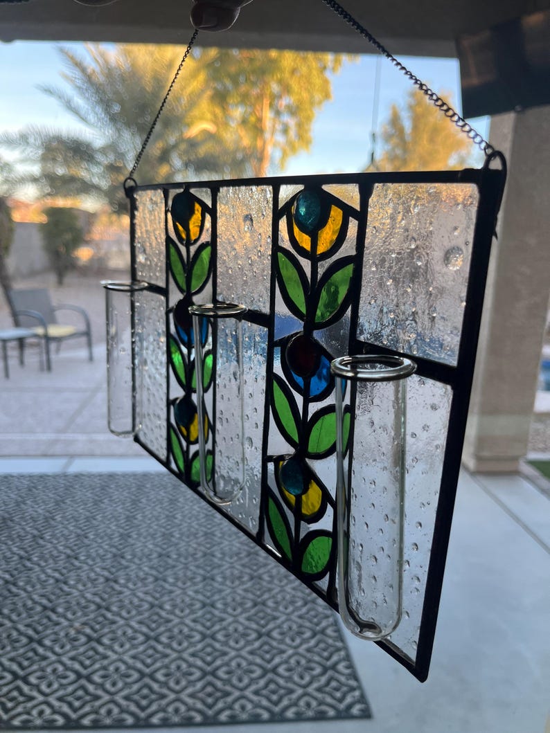 Mid Century Inspired Plant Propagation Window Hanging - Etsy