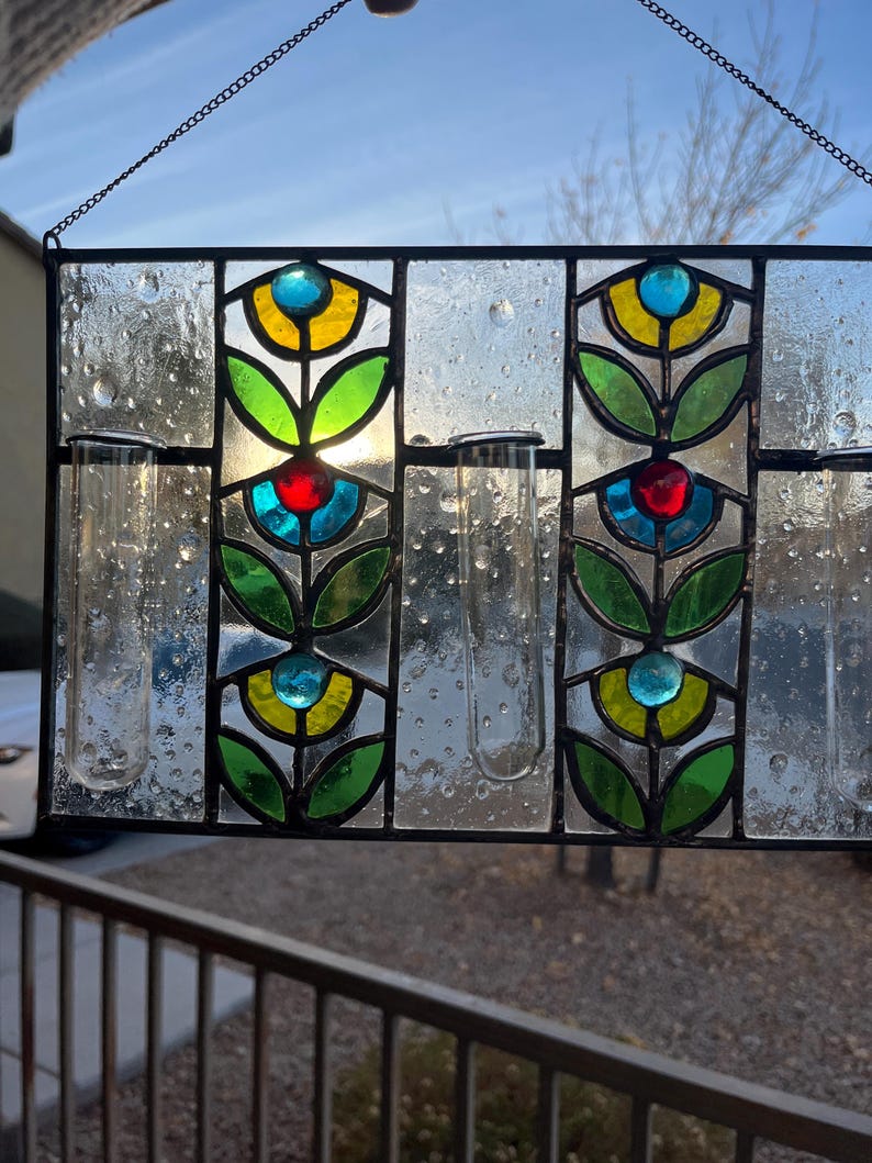 Mid Century Inspired Plant Propagation Window Hanging - Etsy