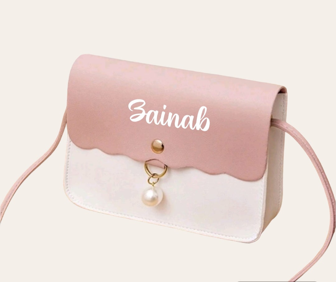 Girls Personalised Crossbody Bag - Etsy UK