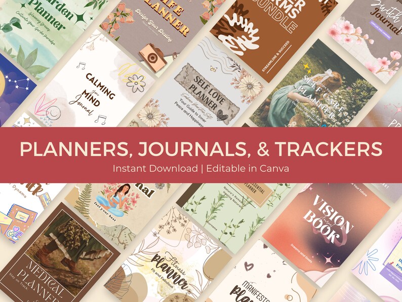 Ultimate Edition Editable Canva Template Bundle | 1600 PAGES Upgraded ...