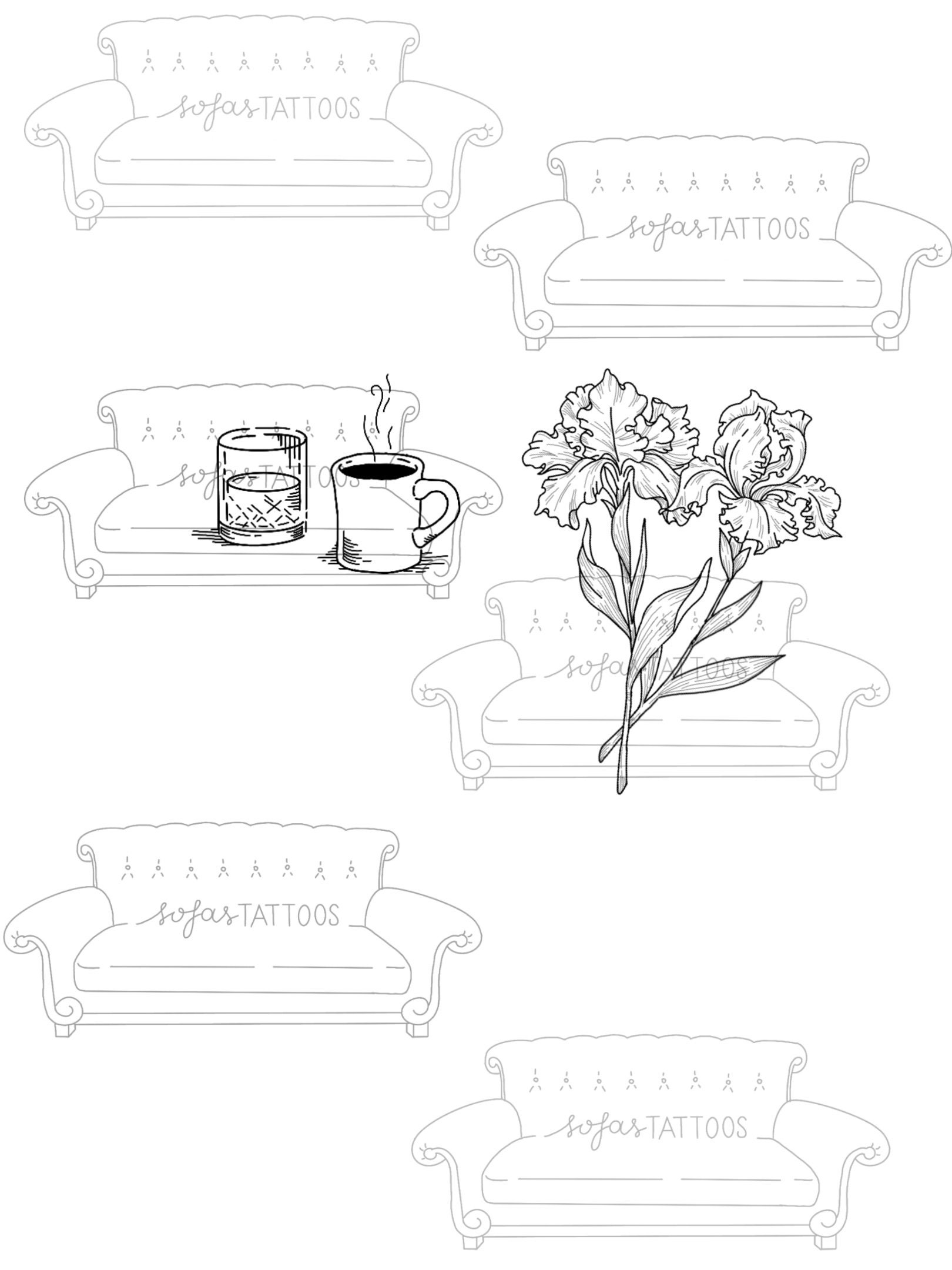 Hozier Tattoo Flash - Etsy