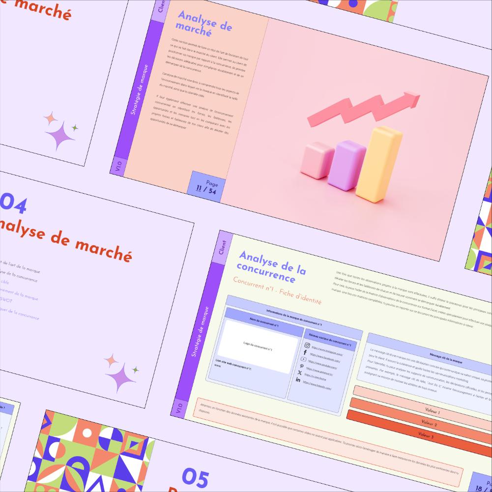Brand Strategy Template and Excel Files - Etsy