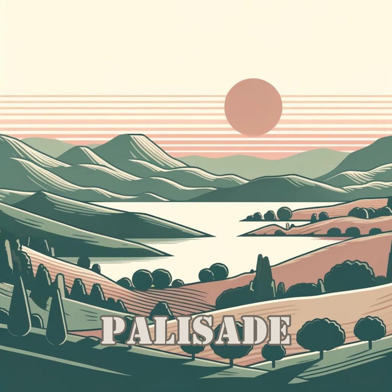 Palisade State Park Digital Art Print - Etsy