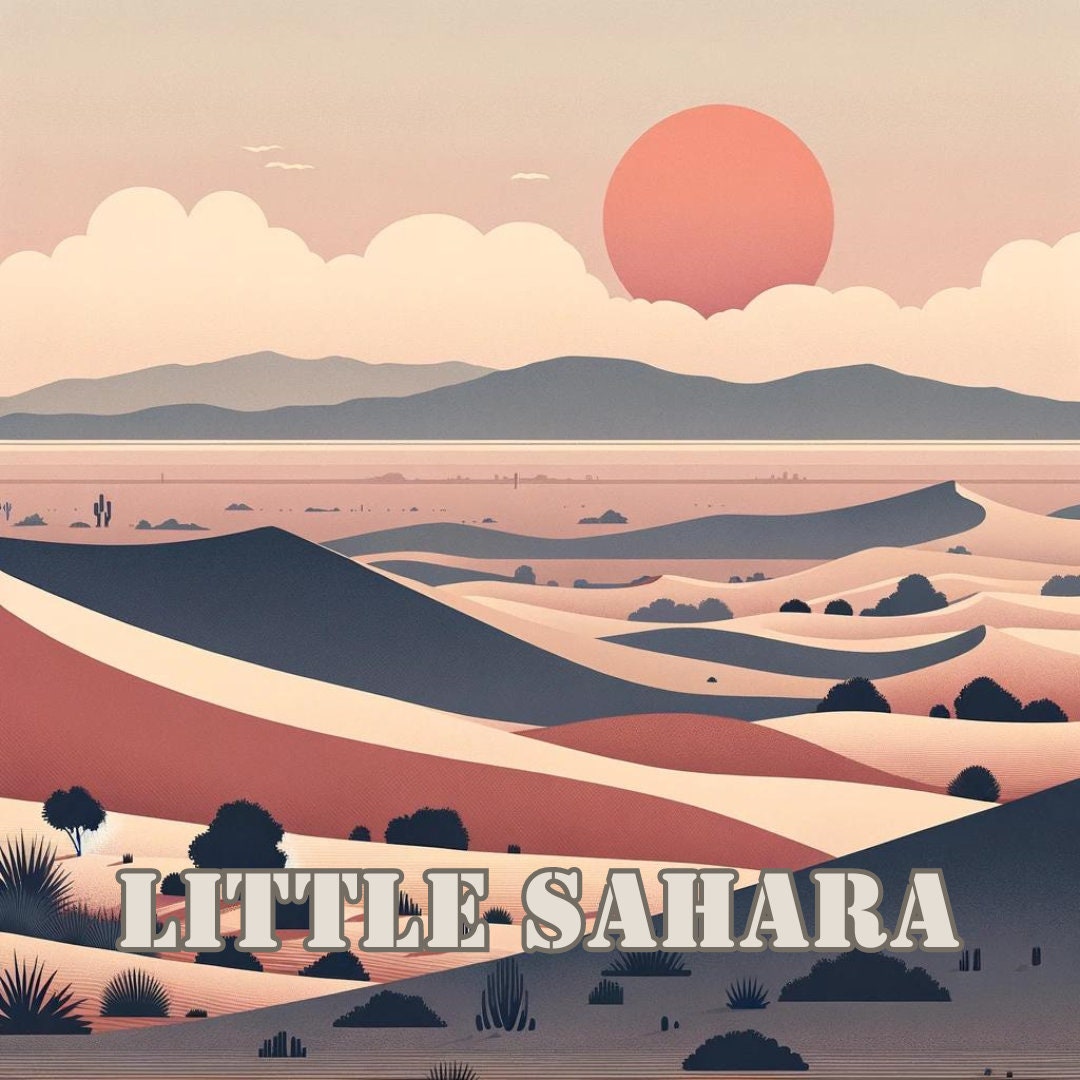 Little Sahara Utah Digital Art Print - Etsy
