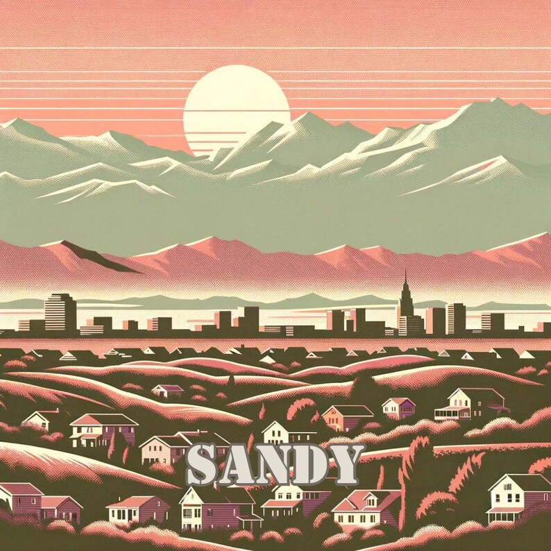 Sandy Utah Digital Art Print - Etsy