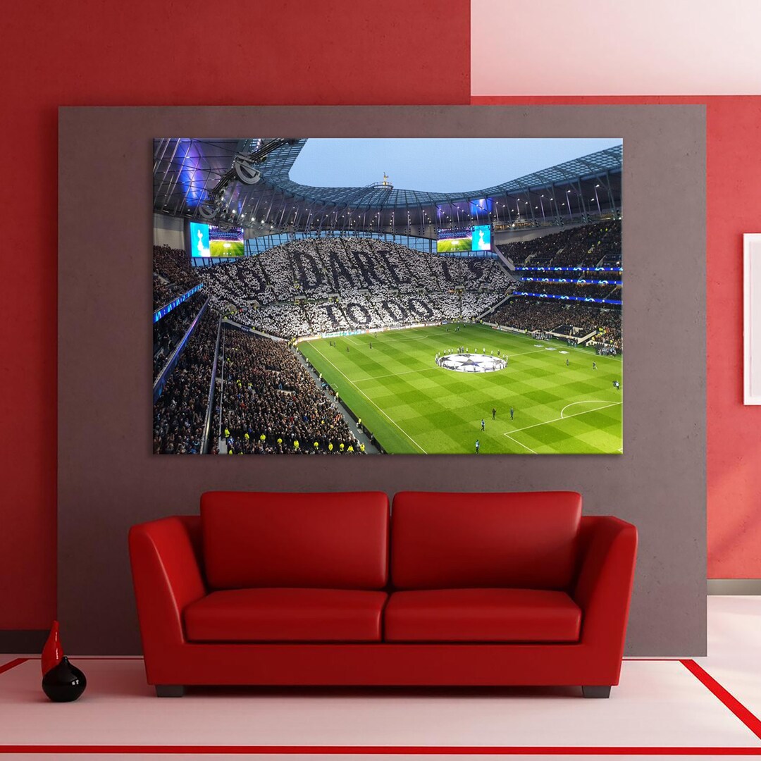 Tottenham Hotspur Stadium Canvas Wall Art Design Poster Print Décor for ...