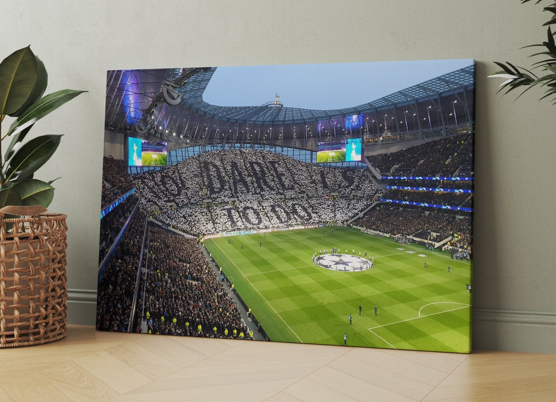 Tottenham Hotspur Stadium Canvas Wall Art Design Poster Print Décor for ...