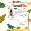 Groovy Meet the Teacher, Retro Classroom, Meet the Teacher Template ...