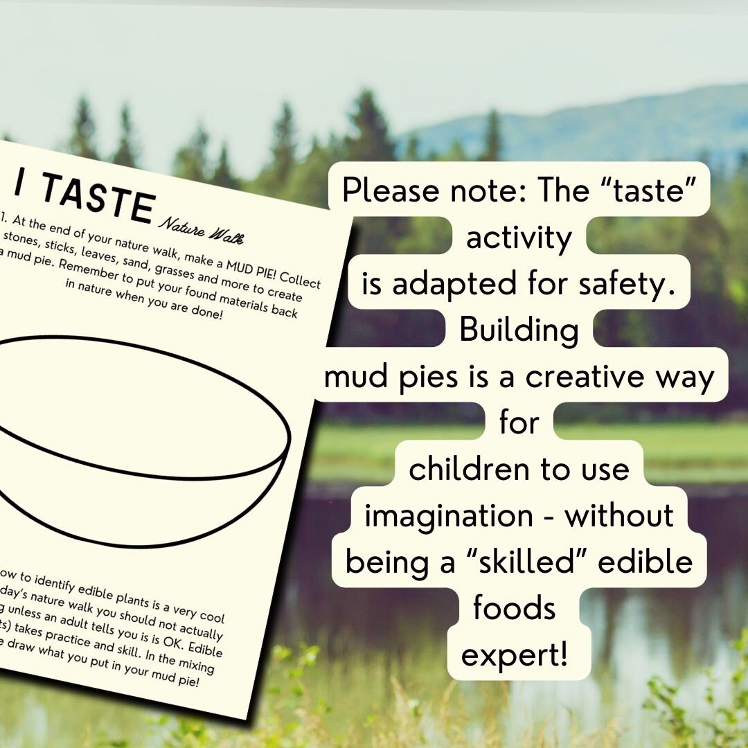 5 Senses Nature Walk, Nature Sensory Activity Ideas for Kid, Nature ...