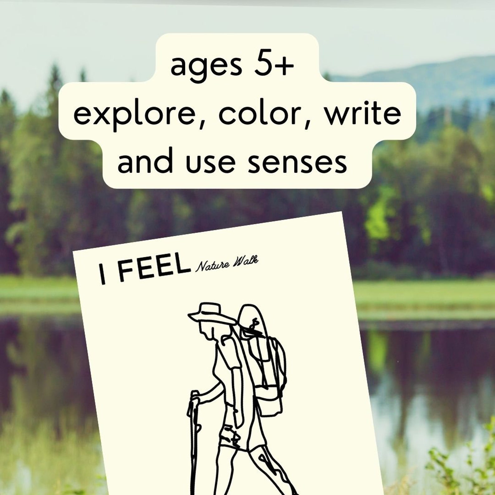 5 Senses Nature Walk, Nature Sensory Activity Ideas for Kid, Nature ...