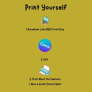 Groovy Meet the Teacher, Retro Classroom, Meet the Teacher Template ...