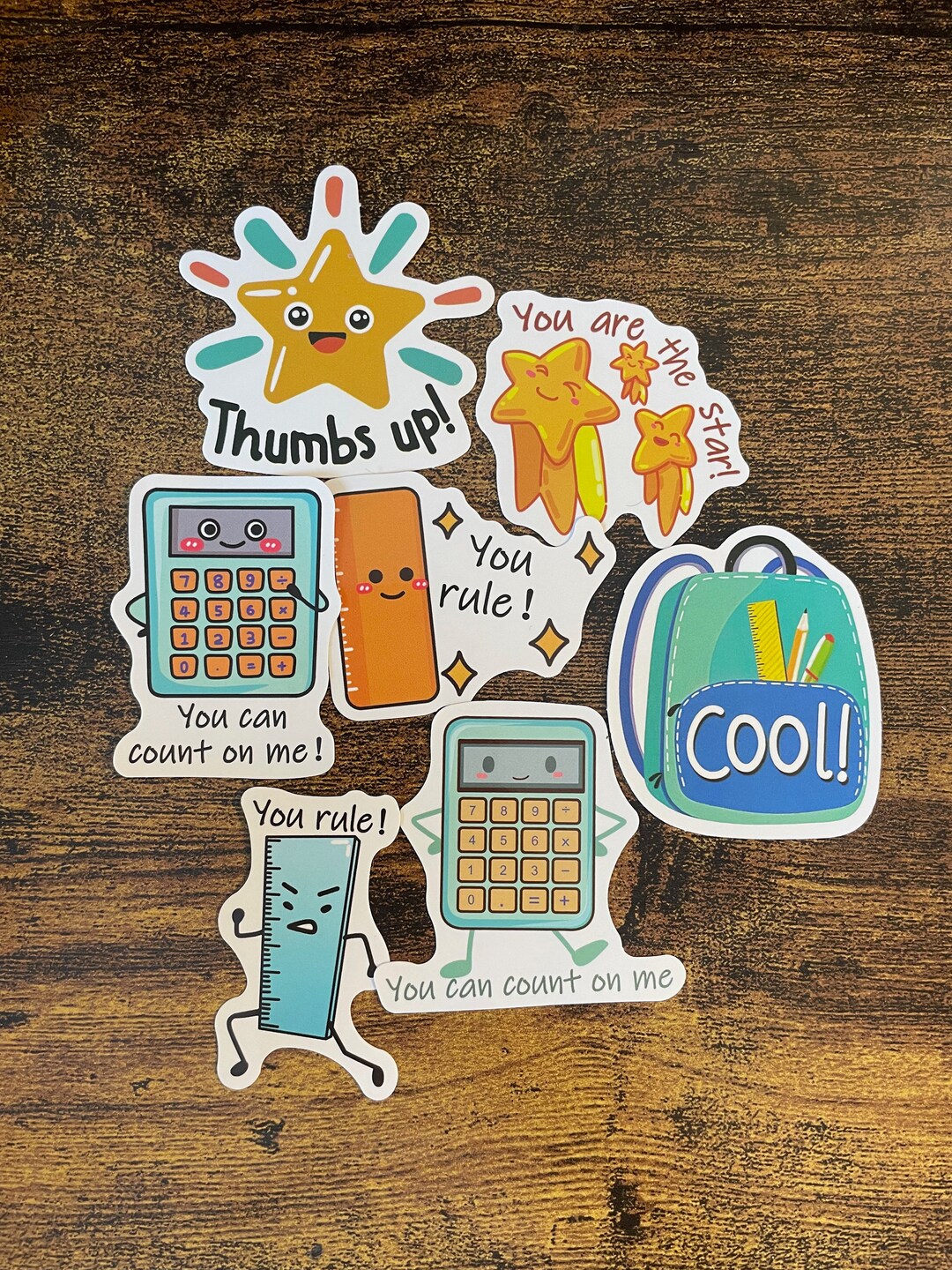Inspirational Kids School Cute Sticker Singles Packs - Etsy