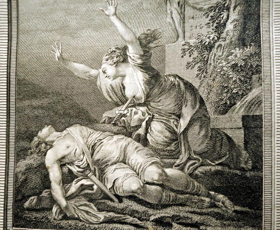 Pyramus And Thisbe Painting Wall