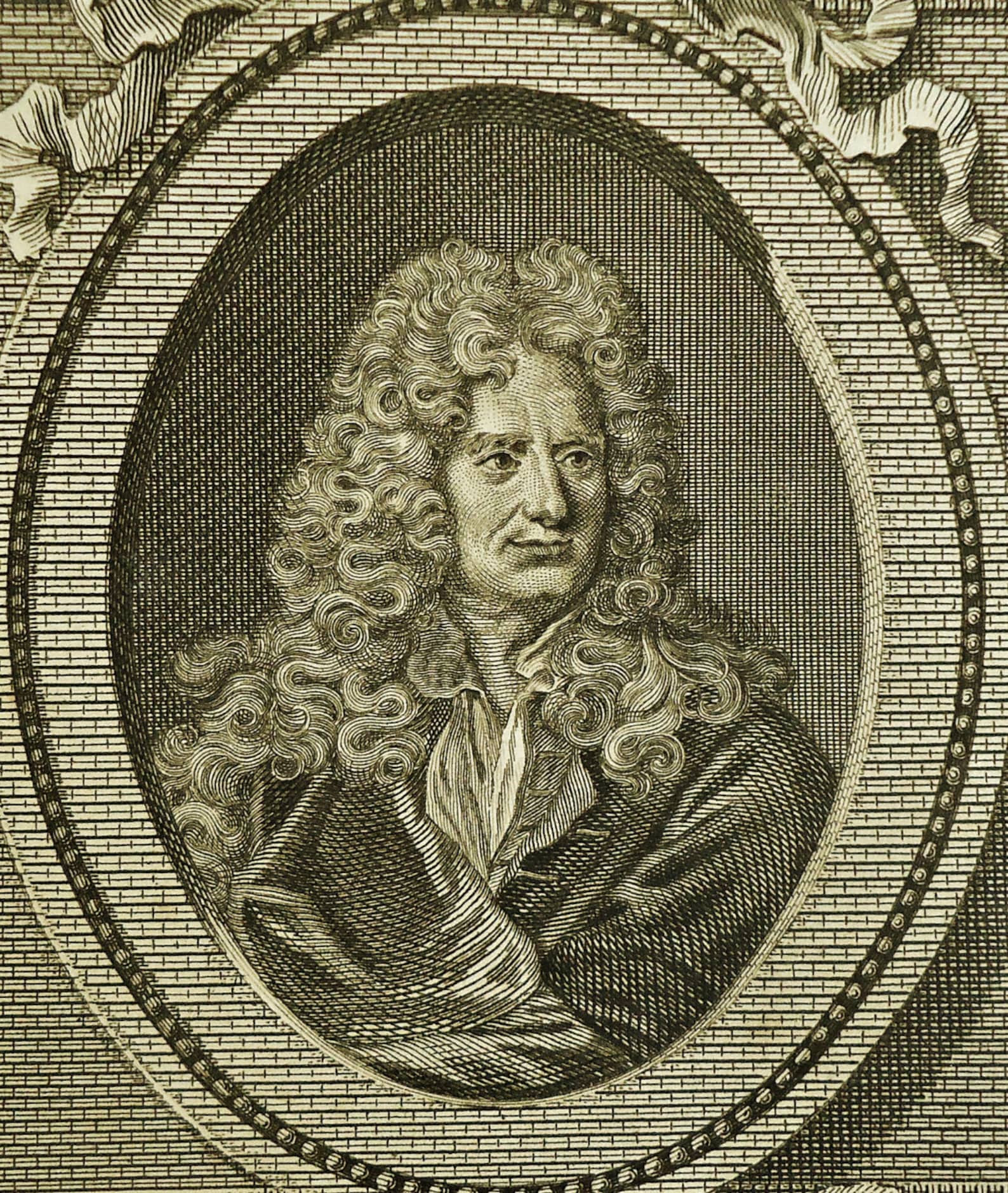 Nicholas Boileau Despreaux Portrait, 1775 J. Collyer Sculp. Copperplate ...