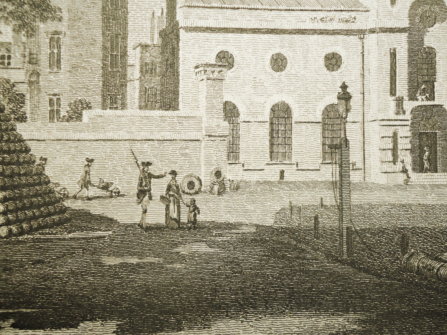 Woolwich Academy, 1775 Sandby Rooker Copper-plate Engraving, the Royal ...