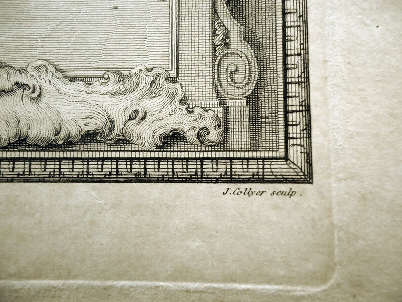 Alexander Pope Portrait, 1700s Collyer Kearsly Copper-plate Engraving ...