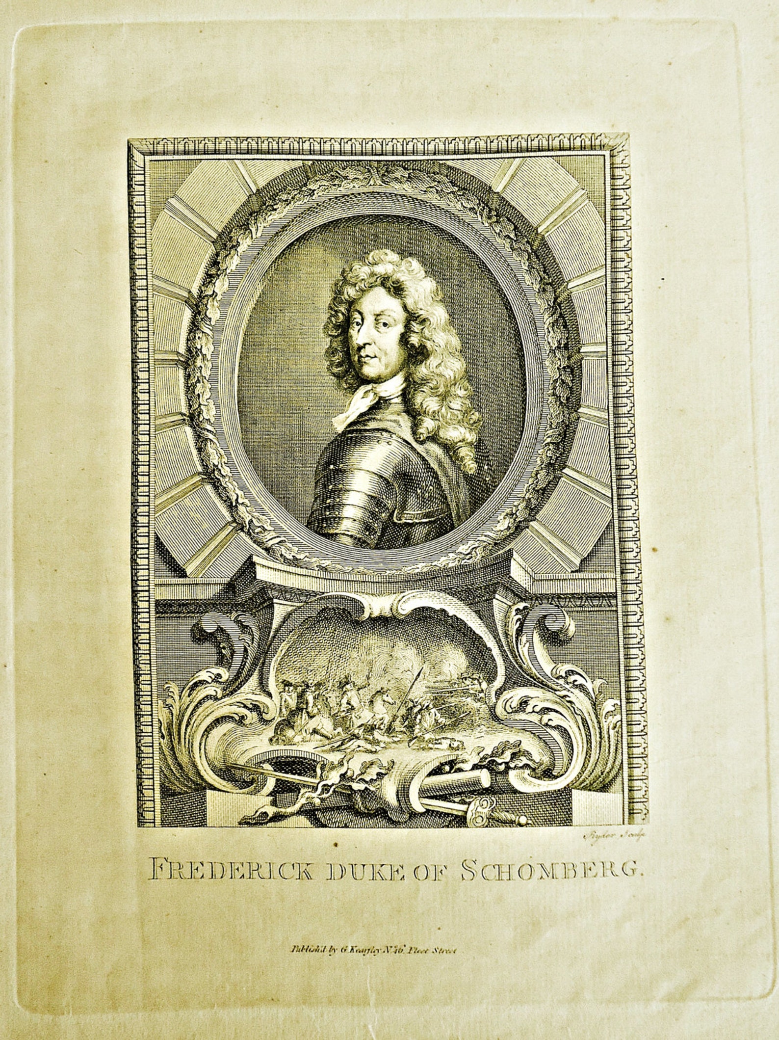 Frederick Duke of Schomberg, 1700s Ryder Copper-plate Engraving - Etsy