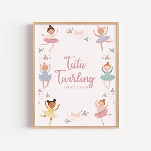 Ballet Party Sign | Ballerina Birthday Welcome Sign | Twirl Dance Party ...