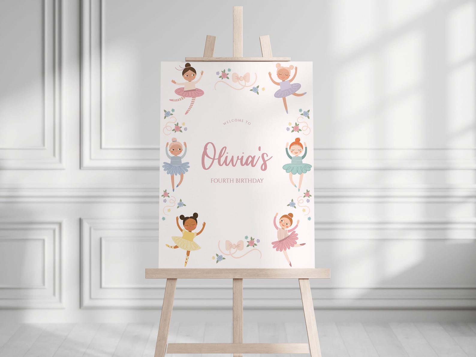 Ballet Party Sign | Ballerina Birthday Welcome Sign | Twirl Dance Party ...