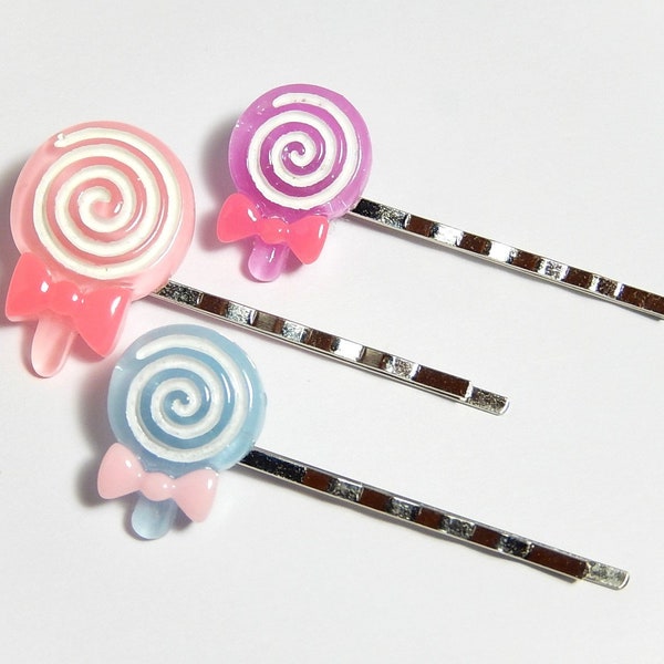 Kawaii Hair Pins - Etsy