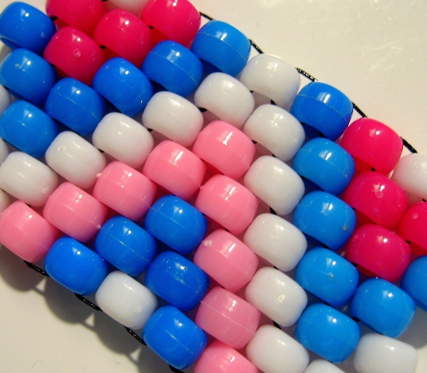 Create Your Own Kandi Cuff Choose Colors and Patterns Custom - Etsy