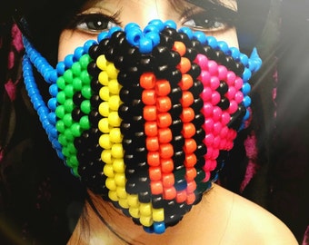 Black Kandi Mask - Etsy