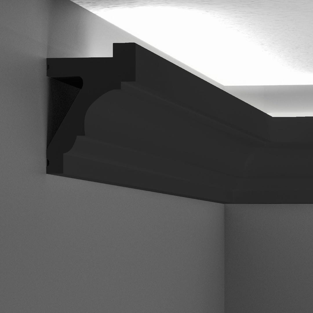 Modern Colored Crown Molding: Polymer Skirting Board, Any RAL Color - Etsy